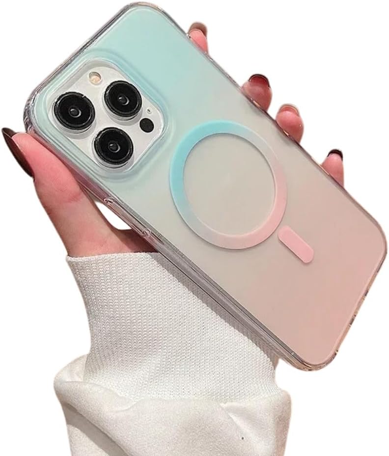 Amazon.com: Gradient Phone Case For iPhone 15 Pro, 15 Pro Max Magnetic ...