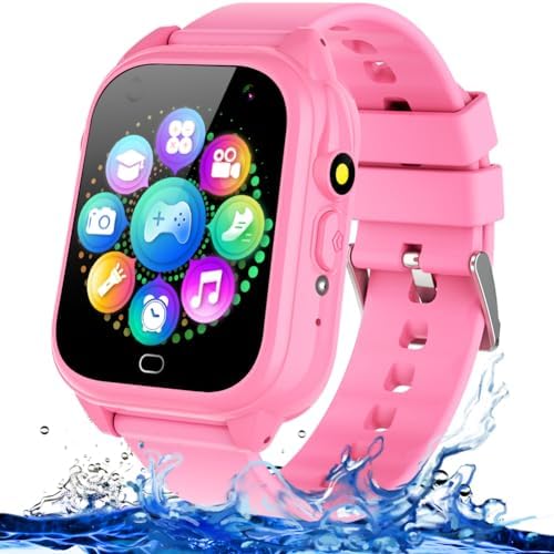 Amazon.com: Semloo Waterproof Smart Watch for Kids 3-12 Years Old Girls ...