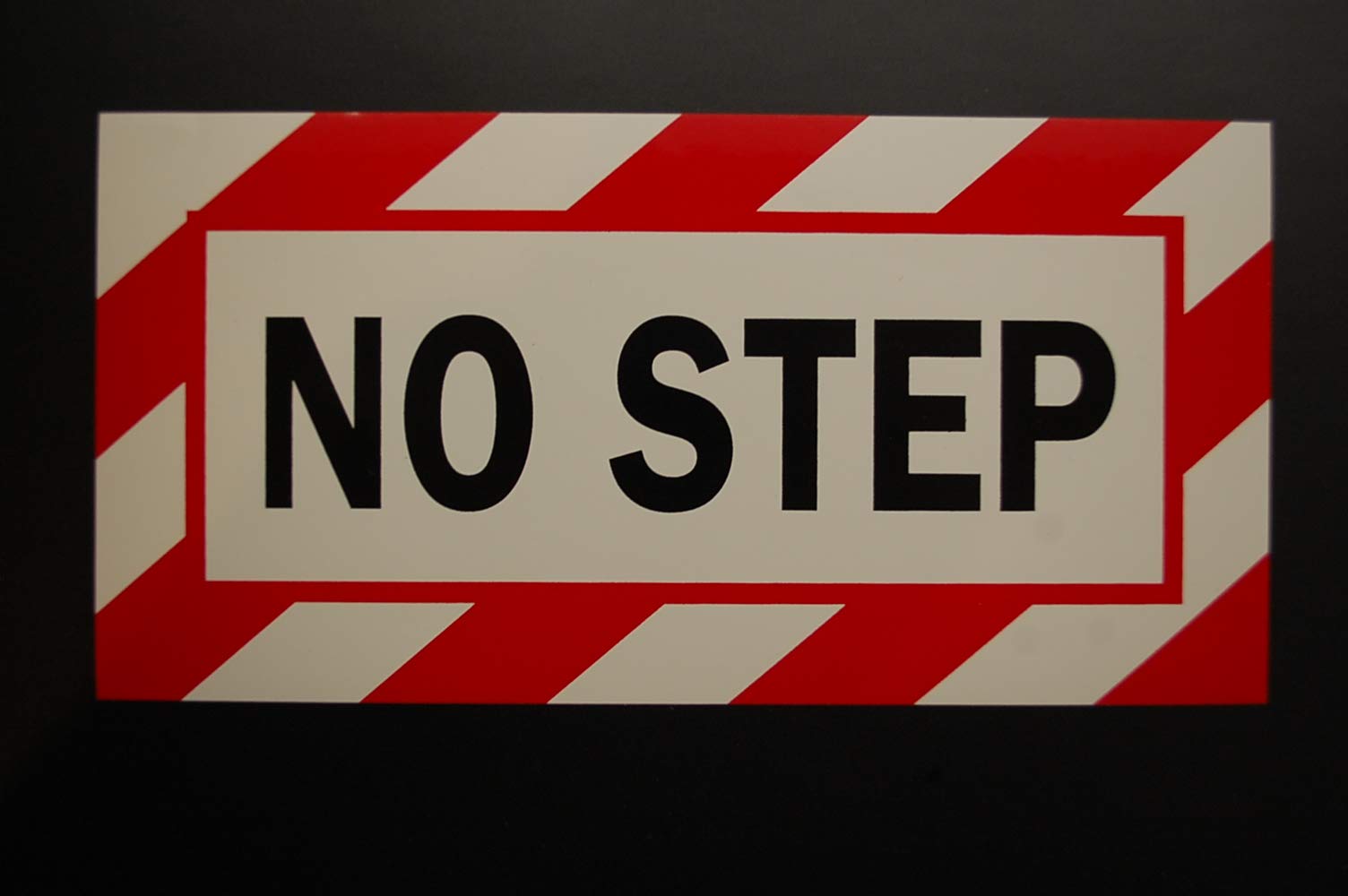 Amazon.com: No Step Sticker Vinyl Decal - Airplane Wing Warning ...