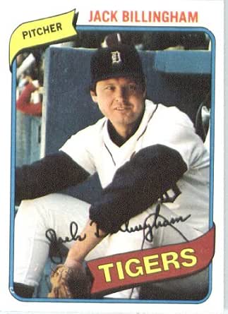 Amazon.com: 1980 Topps Baseball Card #603 Jack Billingham ...