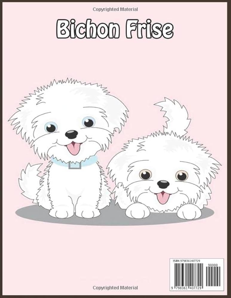 bichon coloring pages