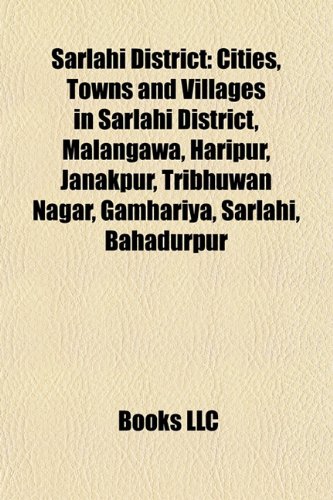 Sarlahi District Cities Towns And Villages In Sarlahi District ...