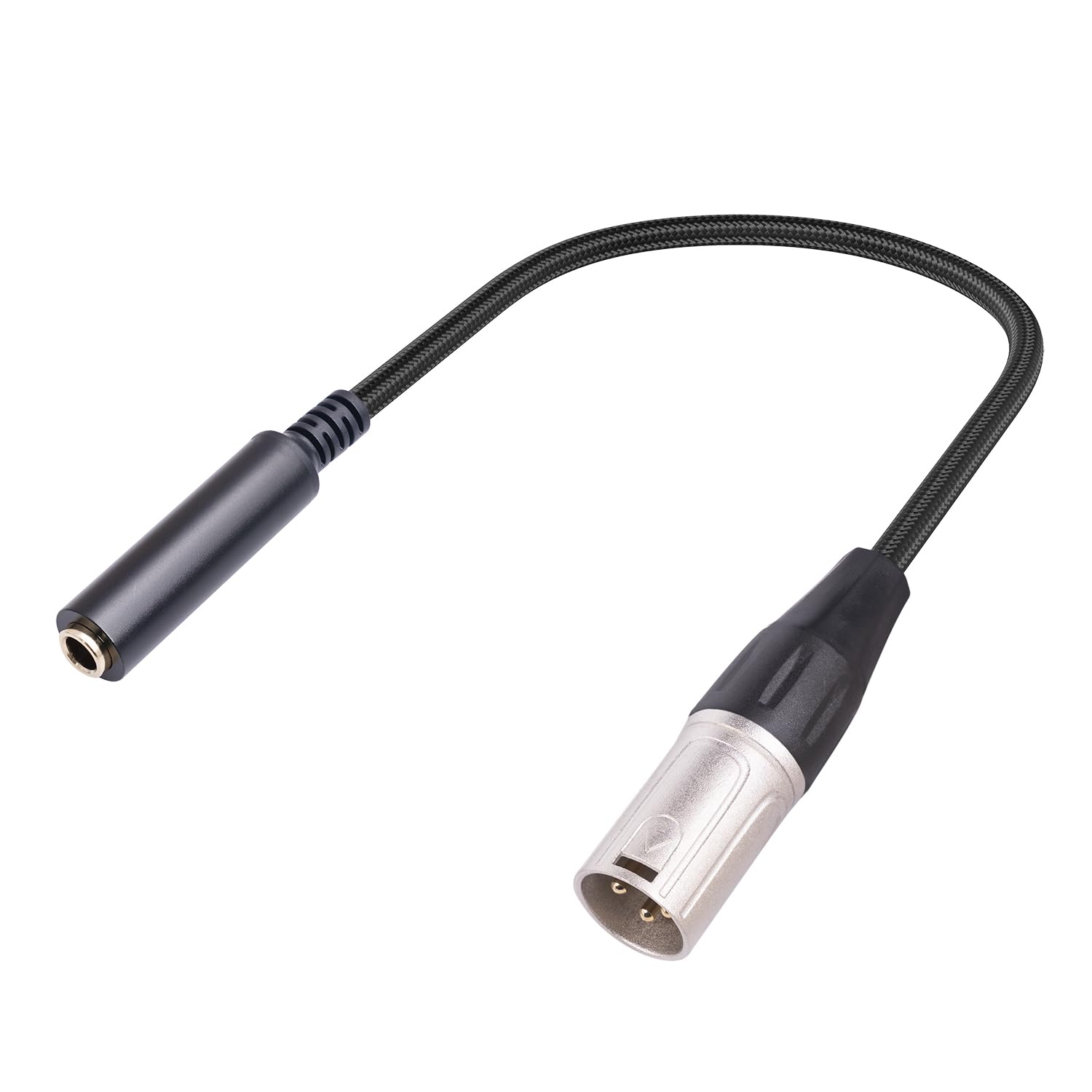 Amazon.com: Yumiwoow XLR Male to 1/4" Female calbe, 3 Pin Male to 6 ...