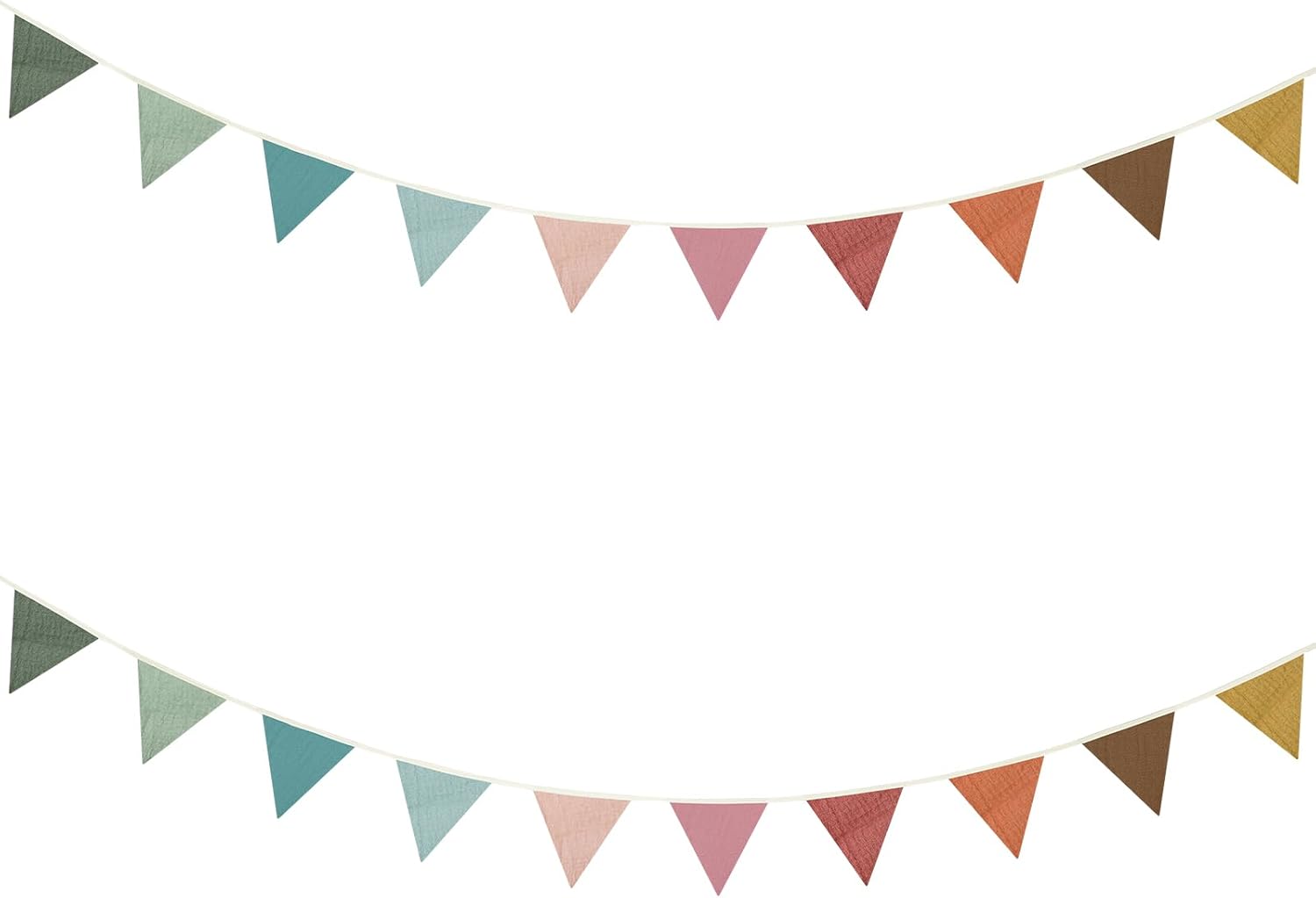 Amazon.com: Oudain 17 ft Pennant Banner Flags, 2 Pcs Nursery Garland ...