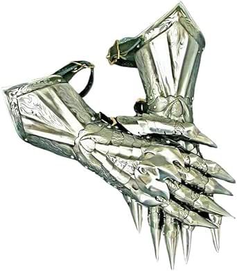 Amazon.com: DM VINTAGE HANDICRAFTS Gloves Medieval Armor Metal Gauntlet ...