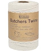 Amazon.com: Vivifying Butchers Twine, 328 Feet 3Ply Cotton Bakers Twine ...
