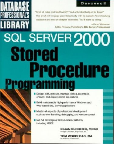 SQL Server 2000 Stored Procedure Programming : Amazon.in: Books