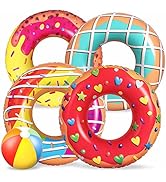 Amazon.com: 90shine 5PCS Fruit Pool Floats Watermelon Kiwi Orange Lemon ...