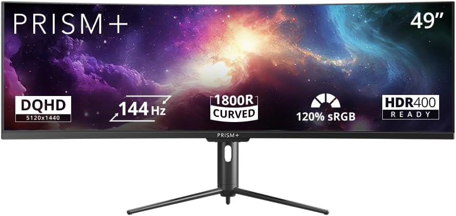 Samsung Odyssey OLED G95SD, 49-inch Curved Gaming Monitor, 5120x1440 ...
