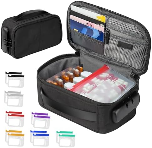 Amazon.com: Timueetech Password-Protected Pill Box Set, Twice-Daily ...