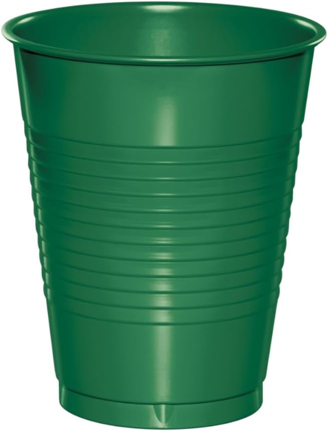 Amazon.com: Trendware Emerald Green 16 oz Plastic Cups, 60 Count : Home ...