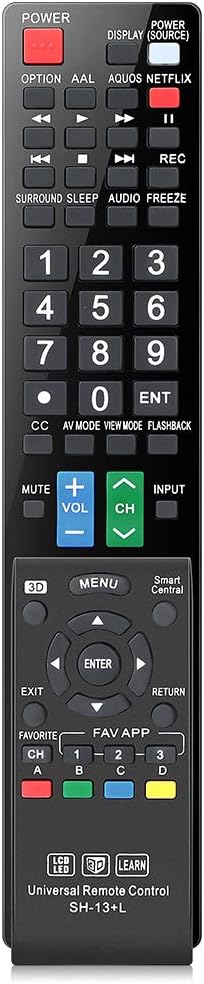Gvirtue Universal Remote Control for Almost All Sharp Smart AQUOS TV ...