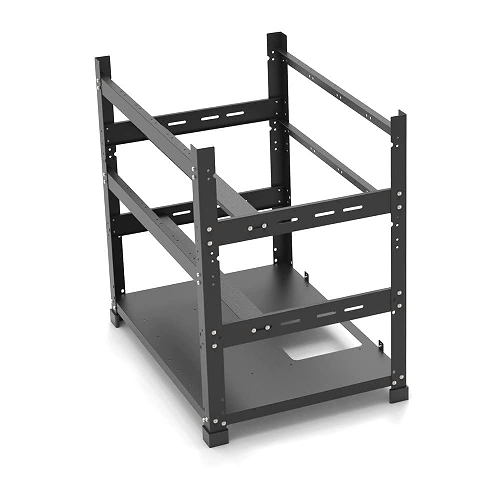 Mining Rig Frame - 3 Layers 12 GPU Steel Mining Case Bitcoin Ethereum ...