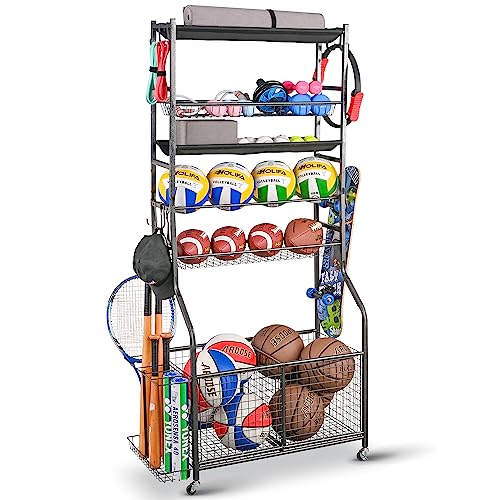 Snapklik.com : Mythinglogic Garage Sports Equipment Organizer, Ball ...