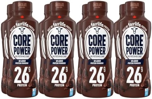 Amazon.com : Core Power Protein Shake 26g Chocolate - No Added Protein ...