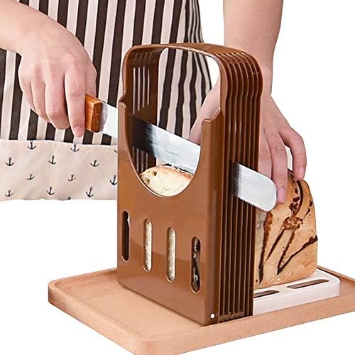 Amazon.com: TCOTBE , Bread Bake Slicer Cutter, Foldable Compact Bread ...