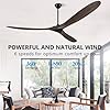 Amazon.com: Eliora 88" Ceiling Fans Without Lights, Wood Ceiling Fan no ...