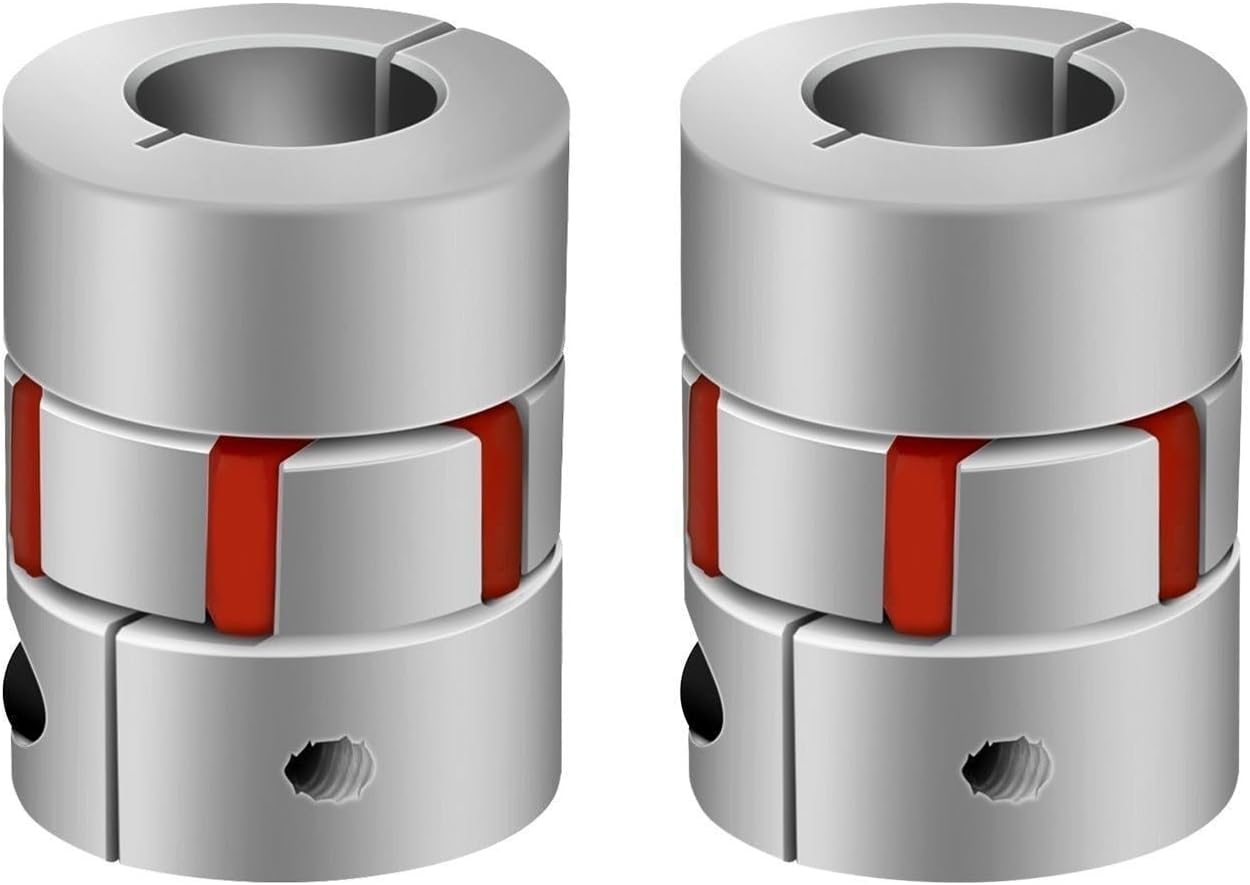 BW Three Jaws D25L30 Coupler Aluminium Plum Flexible Shaft Coupling ...