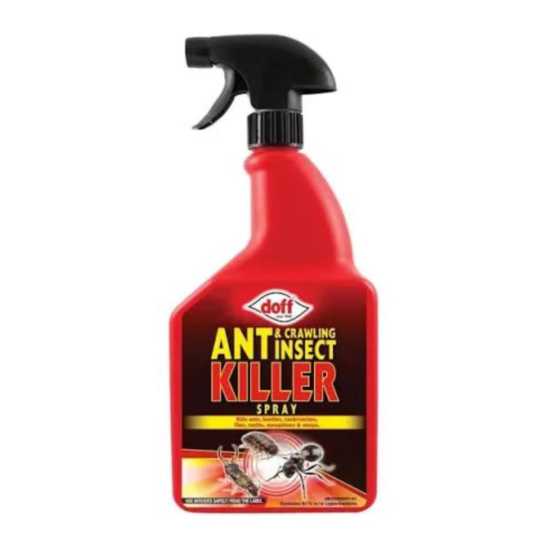 Ant Killer Spray - Doff Ant & Crawling Insect Spray 1L - Fast Action ...
