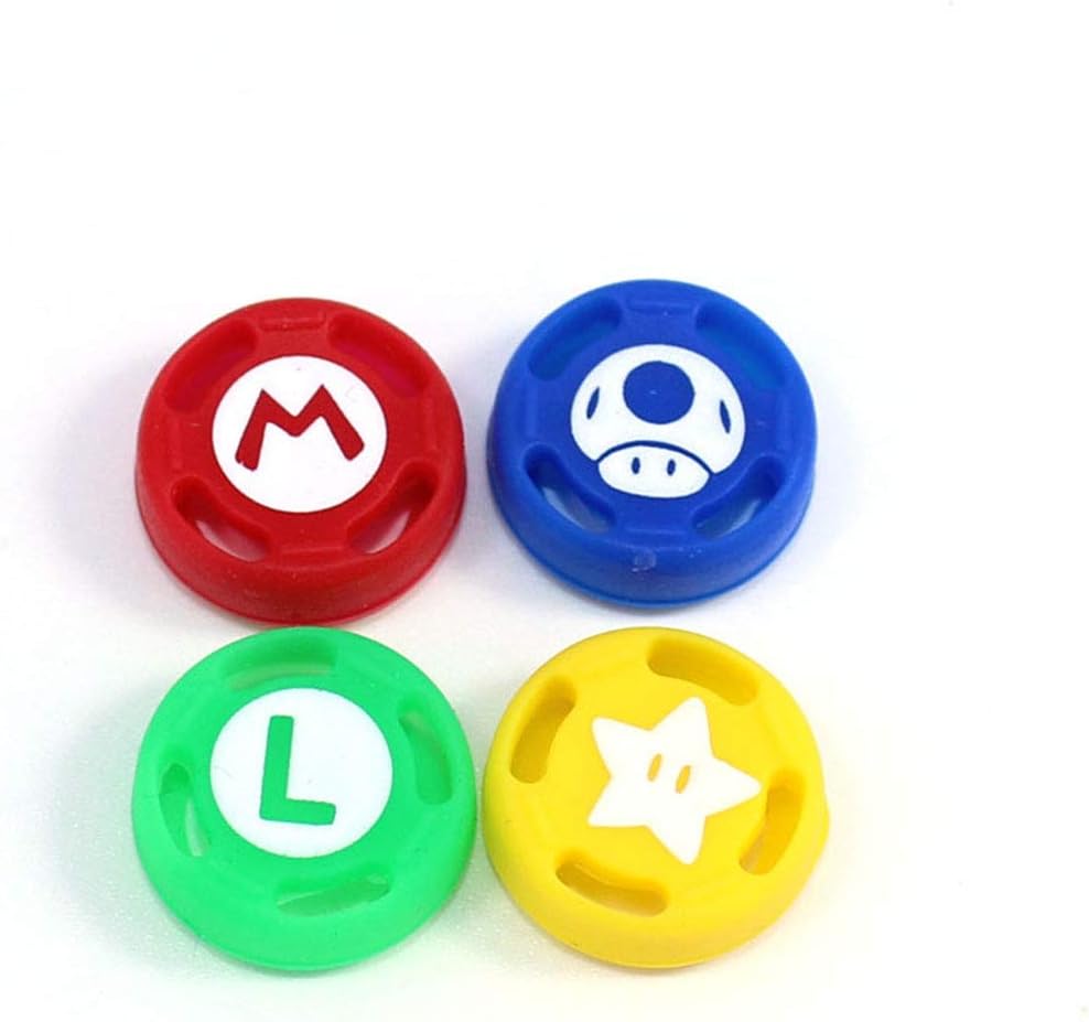 Amazon.com: Silicone Analog Thumb Stick Grips Caps Joystick Cap Cover ...
