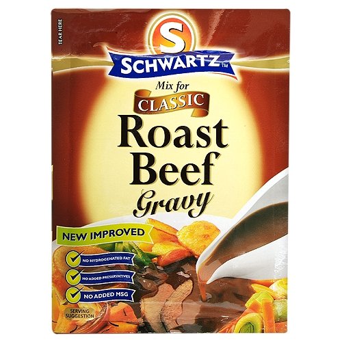 Amazon.com : Schwartz Mix for Roast Beef Gravy 27 g (Pack of 12 ...