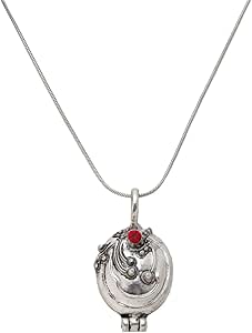 Amazon.com: Niche-Finds Vervain Necklace Locket FILLED WITH REAL ...