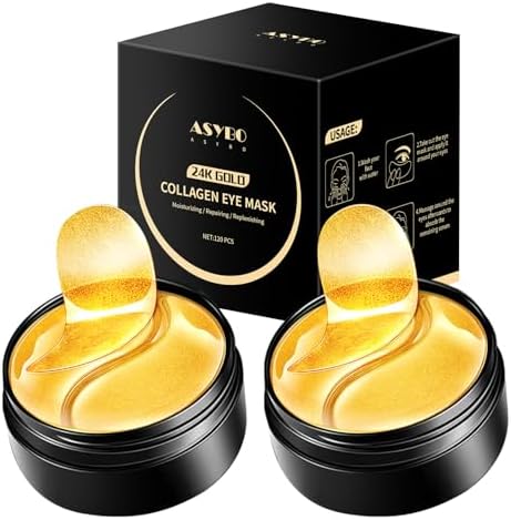 Amazon.com : Wadities 24k Gold Under Eye Patches, Eye Masks for Puffy ...