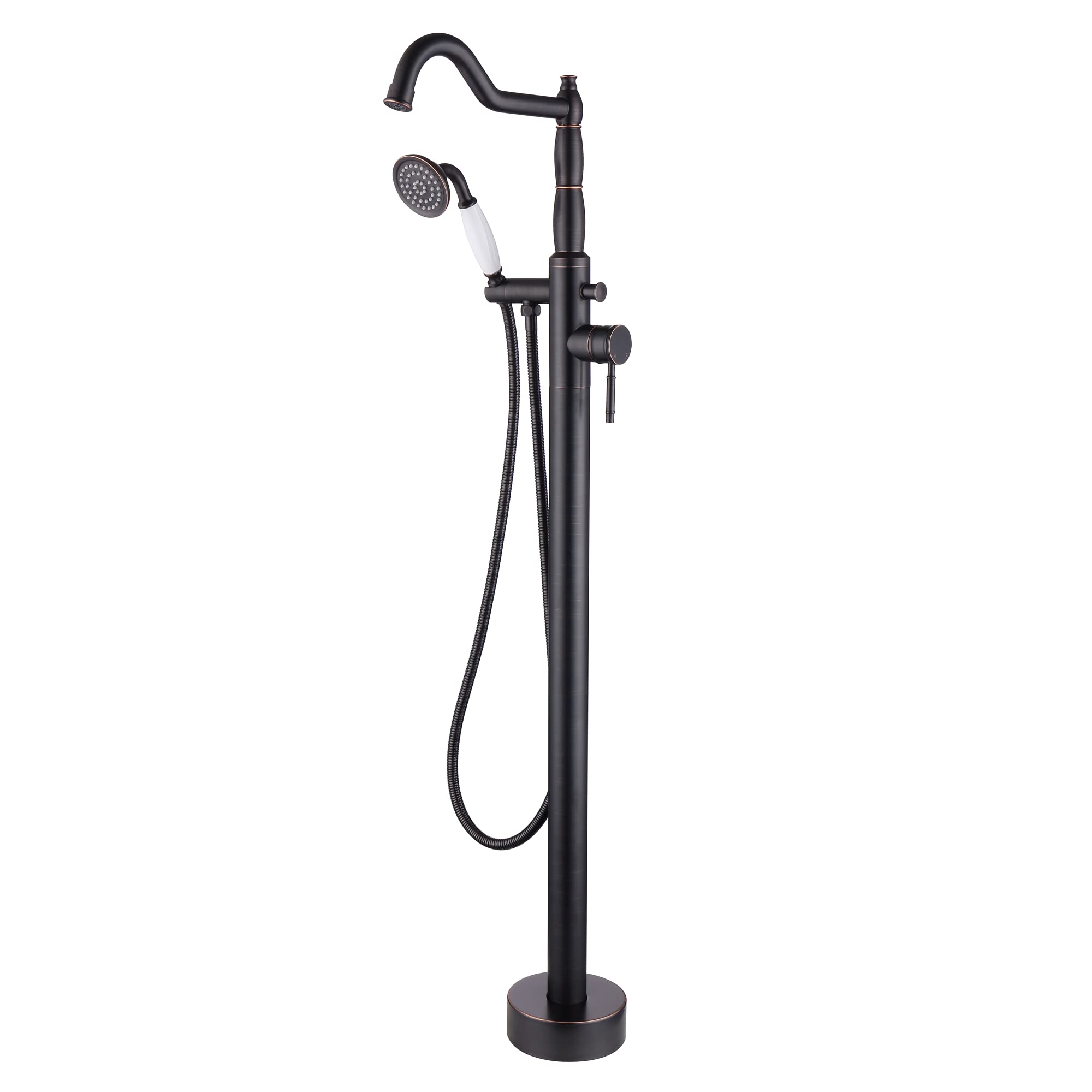 Seablueky Free Standing Tub Faucet Oil-Rubbed Bronze, Freestanding ...