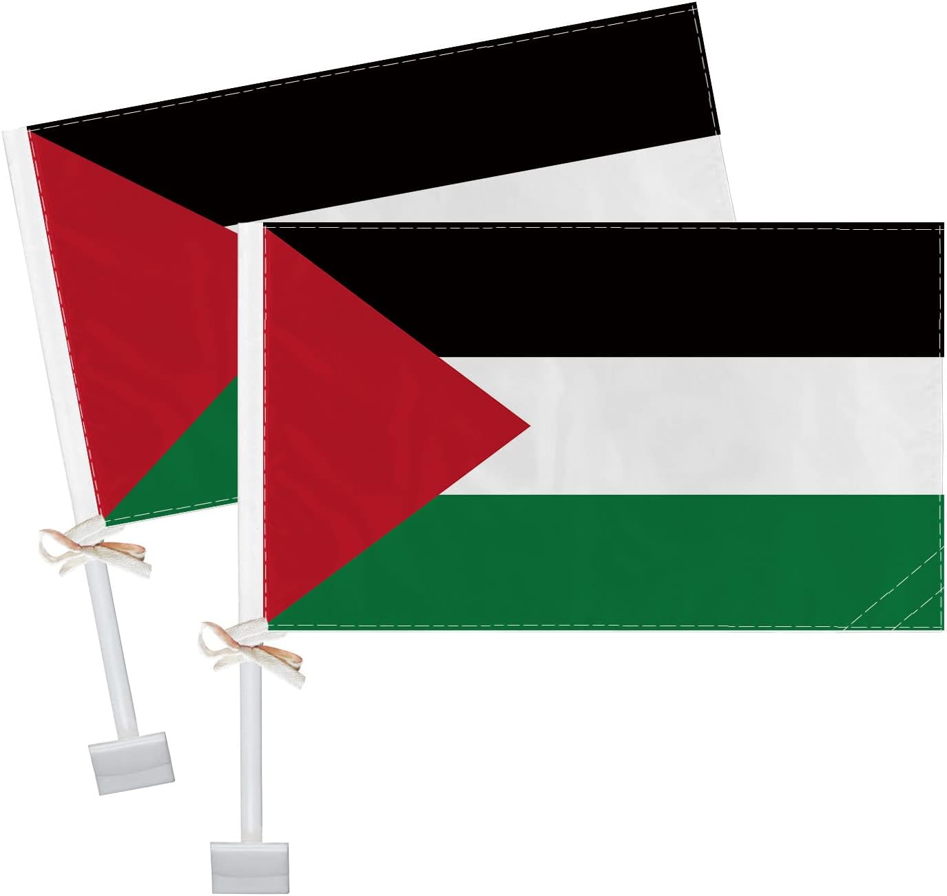 Amazon.com: 2 PCS Palestine Car Flag,Palestinian National Decor,Palestino Two Layer Digital ...