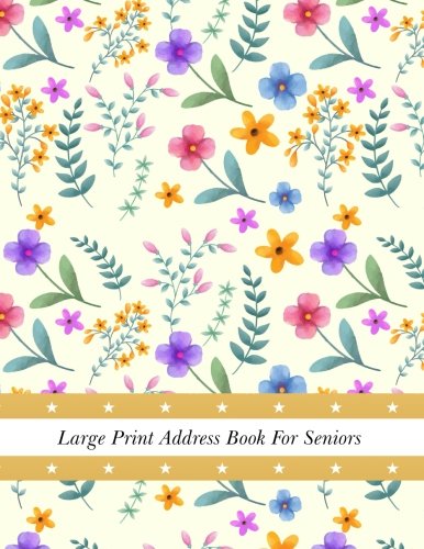 Amazon.com: Large Print Address Book For Seniors: Large Large Print ...