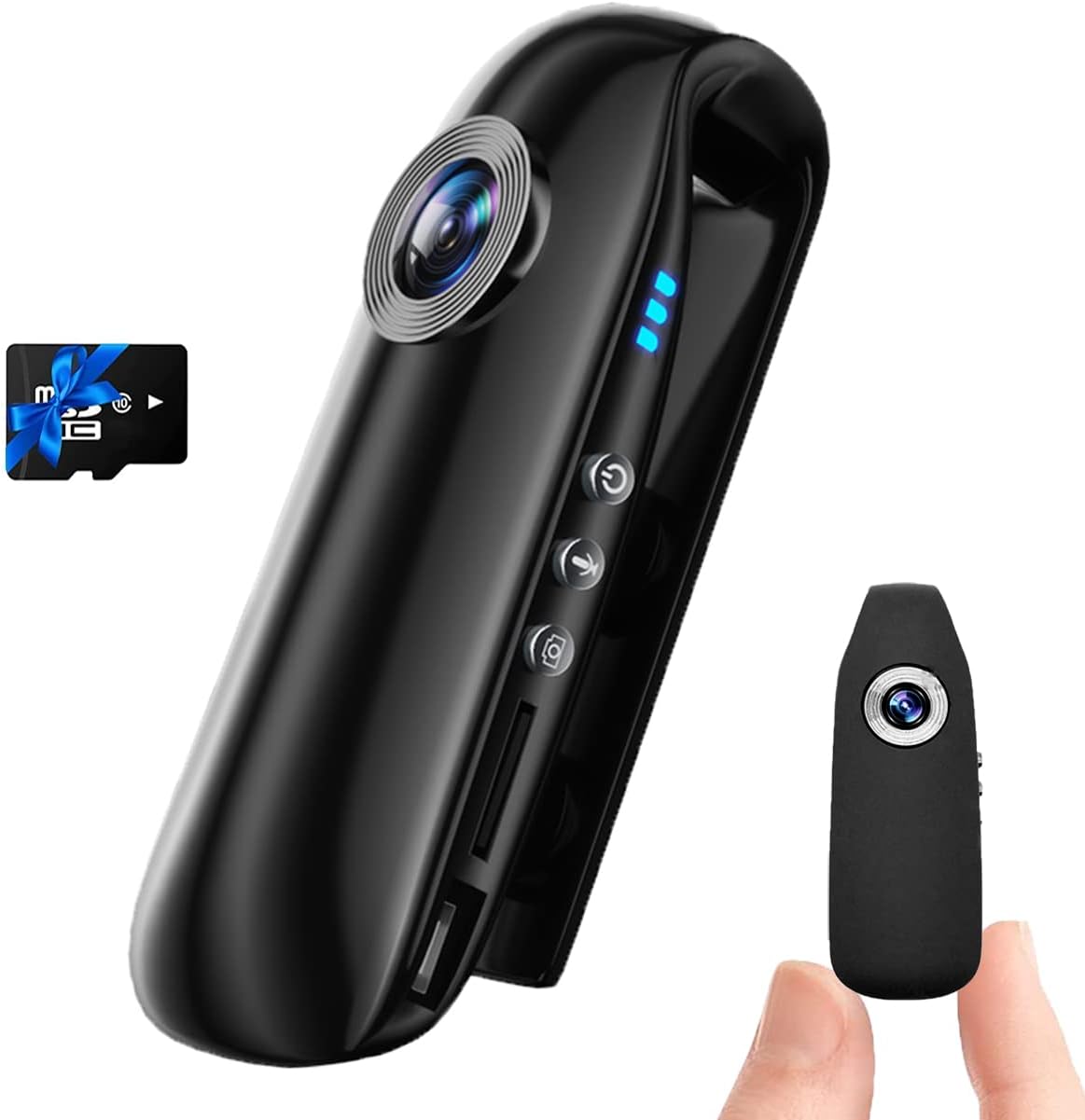 TANHUKEN Small Body Camera 1080P Full HD ,Mini Spy Camera with 64GB ...