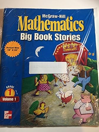 Amazon.in: Buy Mcgraw-hill Mathematics: Big Book Stories: Grade 1 ...
