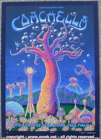 2008 Coachella Festival - Purple Edition Concert Poster by Emek at ...