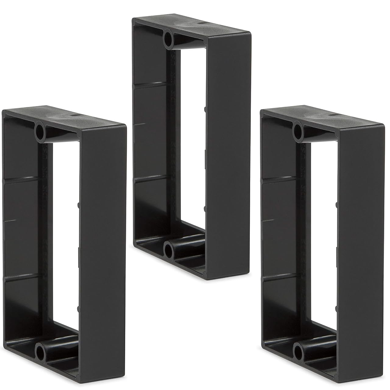 3-Pack 3/4" Single Gang Receptacle Outlet Box Extenders - Electrical ...