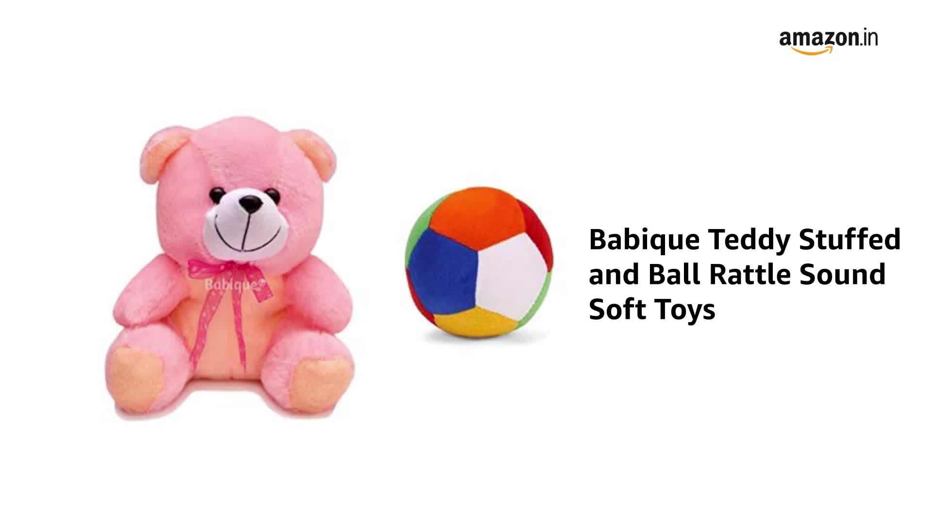Babique Teddy Stuffed Soft Toy Plush for Kids Baby Boy Girl Birthday ...