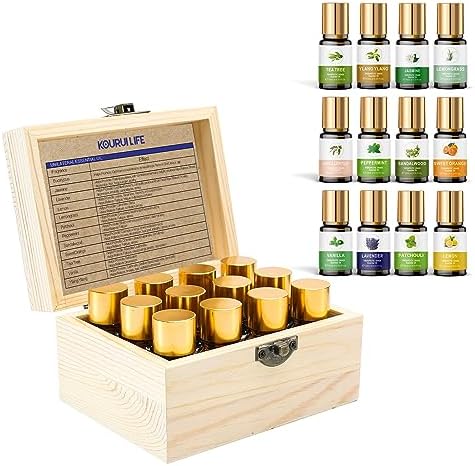 Amazon.com: Essential Oils Set for Diffuser, 100% Natural Aromatherapy ...