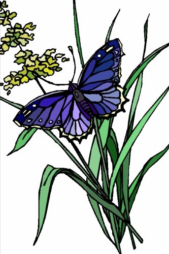 Purple butterfly: Journal (notebook, composition book) 160 Lined ...