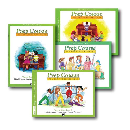 Alfred's Basic Piano Prep Course Level C - Four Book Set - Includes ...