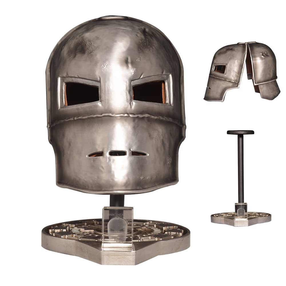Amazon.com: COSWOR 11" Metal Iron Silver Mark 1 Flip-Up Helmet Ornament ...