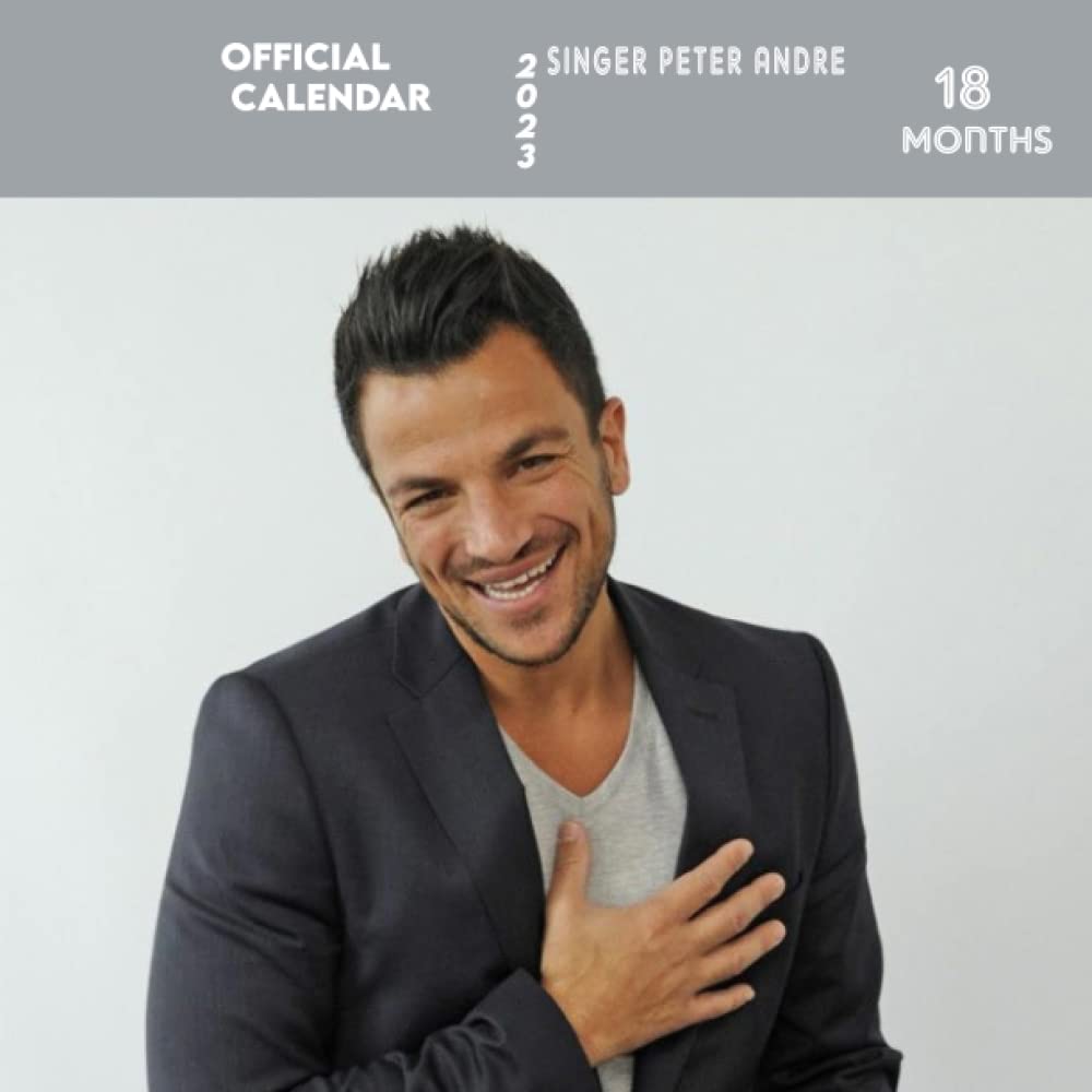 Singer Peter Andre 2022 2023 Calendar Britain Celebrity Gift Idea ...