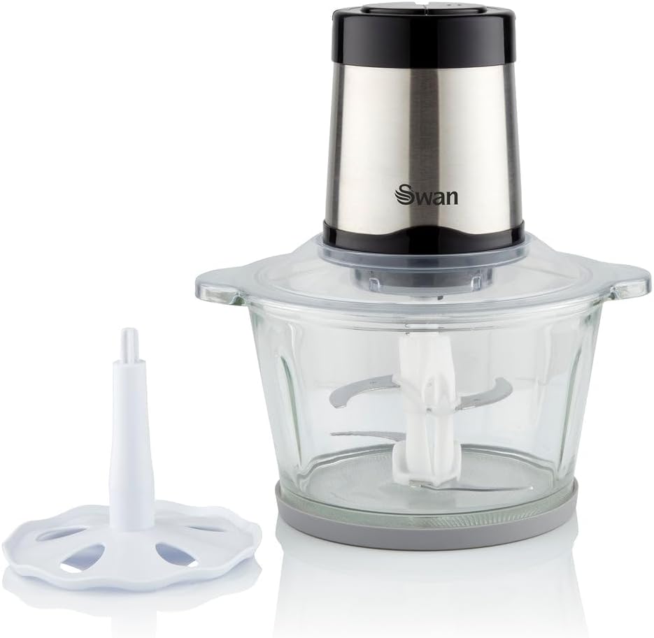 Tower Cavaletto T12058PNK Glass Bowl Chopper, 1L, 350W, Marshmallow ...
