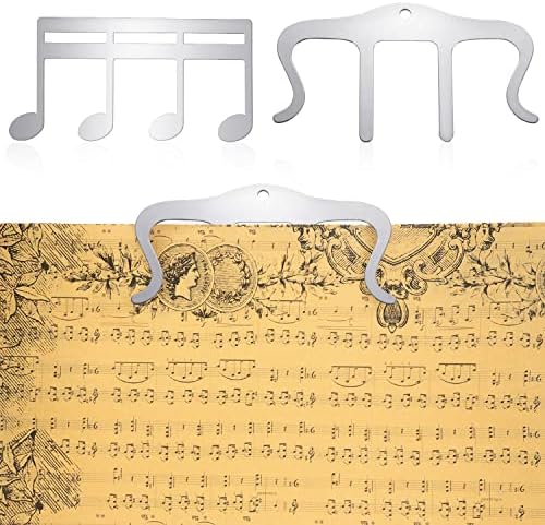 Amazon.com: Metal Music Book Clip, Music Stand Clips Sheet Music Clips ...