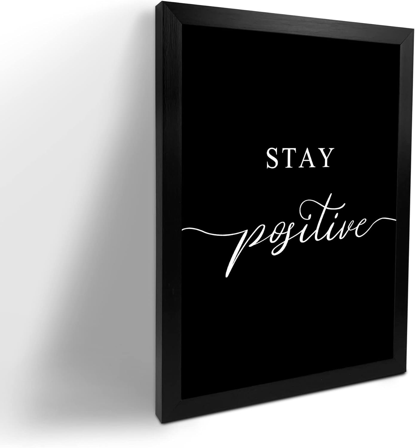 Amazon.com: Inspirational Canvas Painting Wall Art - Stay Positive ...