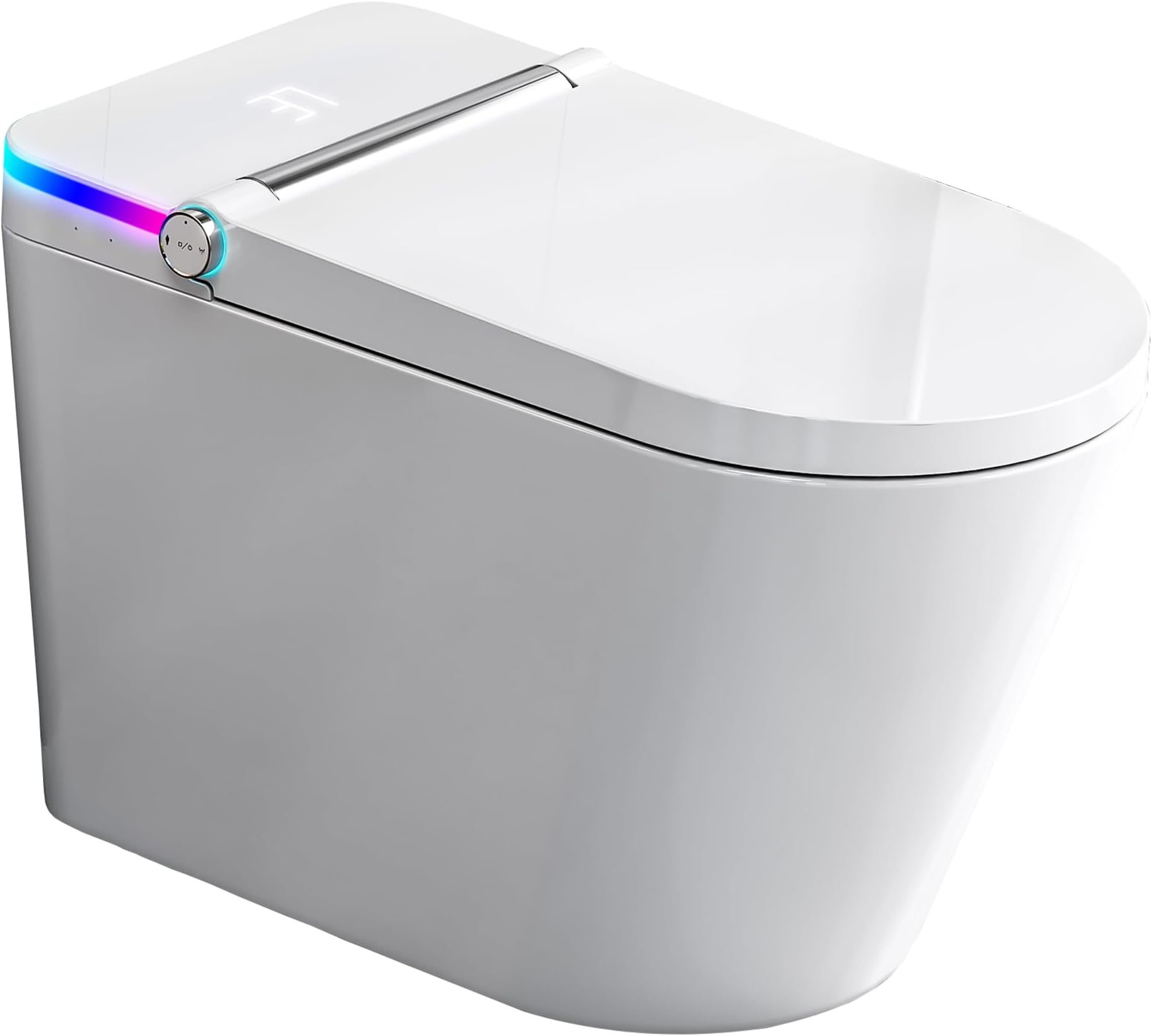 Tankless Smart Toilet with Built-In Bidet, Heated Seat, Warm Water and ...