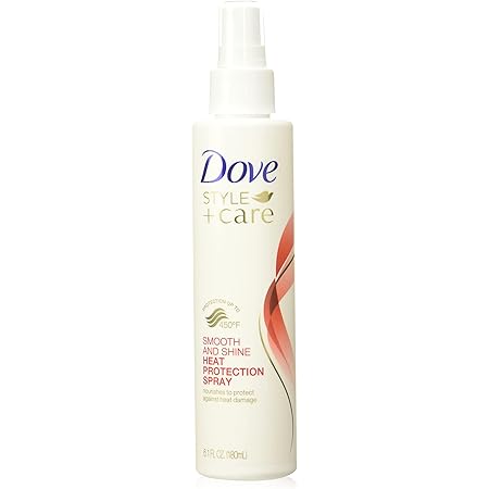 Amazon.com: Dove Style + Care Smooth Shine Heat Protection Spray, 6.1 ...