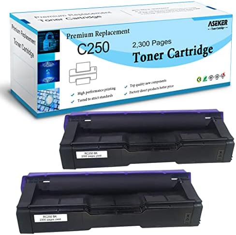 Amazon.com: ASEKER Compatible SP C250 C261 Toner Cartridge 407539 High ...