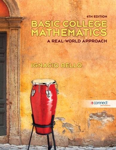 Basic College Mathematics: Bello, Ignacio: 9780077350079: Amazon.com: Books