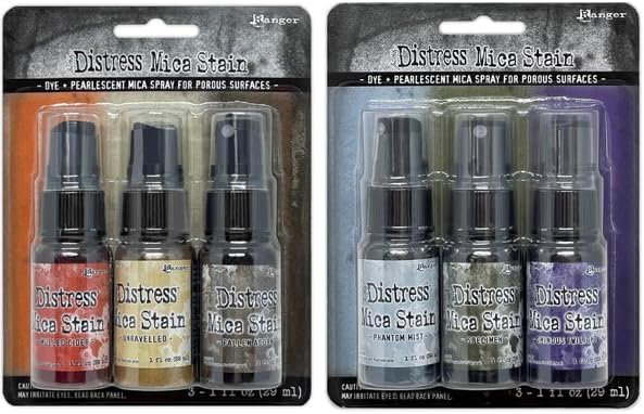 Amazon.com: Tim Holtz Distress Halloween Mica Stain Bundle - Set 5 and ...