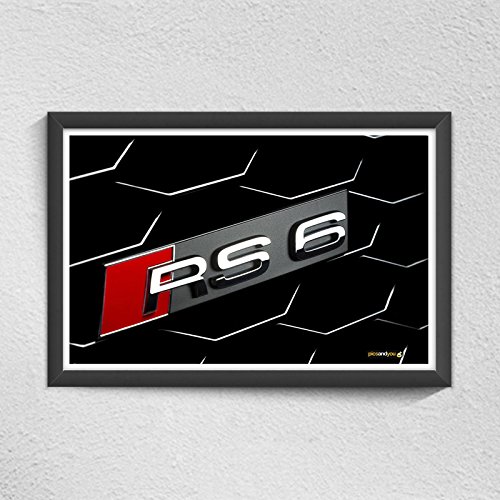 Pics And You Audi RS6 Logo 300gsm Paper Poster/Wall Poster-WPCA086 ...
