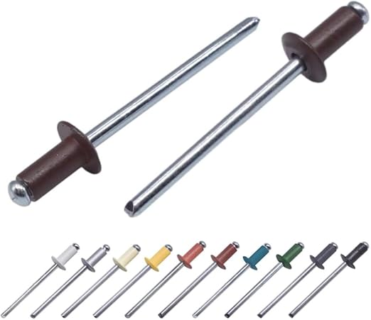 Amazon.com: (Pack of 50) Painted Blind Rivets 1/8" x 5/16" (3.2 x 8 mm ...